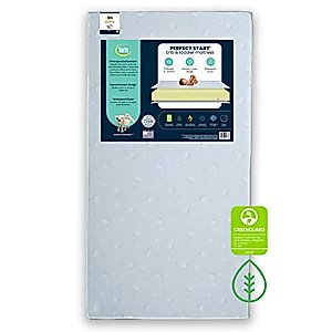 Serta Perfect Start Dual Sided Baby Crib Mattress & Toddler Mattress - Waterproof - Hypoallergenic - Premium Sustainably Sourced Fiber Core  GREENGUARD Gold Certified – 7 Year Warranty - Made in USA