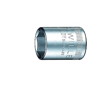 Stahlwille 01010035 Steel Hexagon #40, Gentle, Resilient, High-Performance Steel, Chrome Plated, Size 3.5 mm, Length 23 mm, Width 10.7 mm, Made in Germany