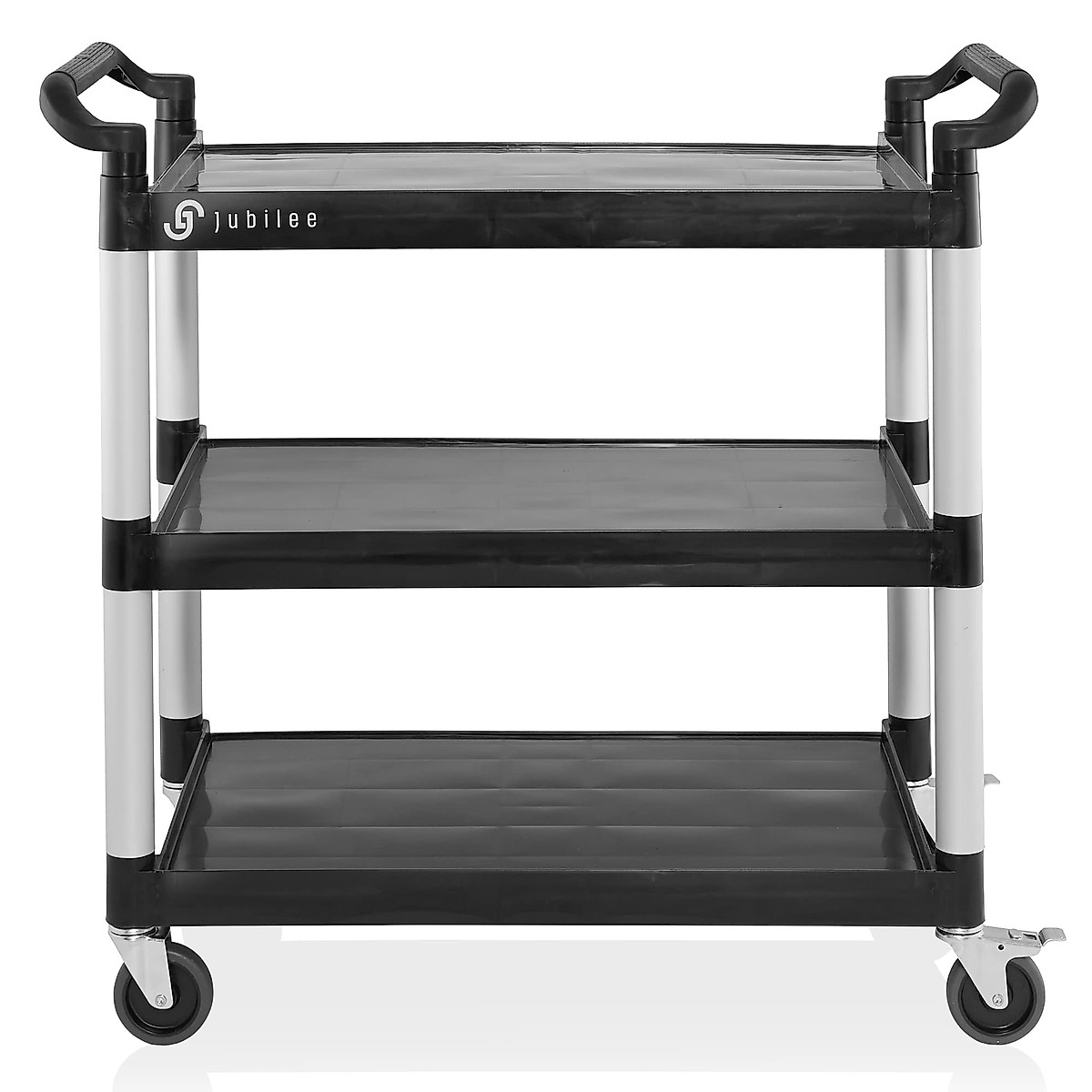 Jubilee Heavy-Duty 3-Tier Utility Service Cart with Wheels, 40.25" x 38.5"