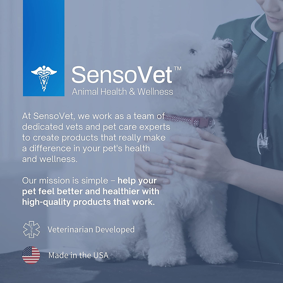 SensoVet Hydrocortisone & Pramoxine Medicated Spray for Dogs & Cats - Itch Relief, Insect Bites, Hot Spots (4oz)