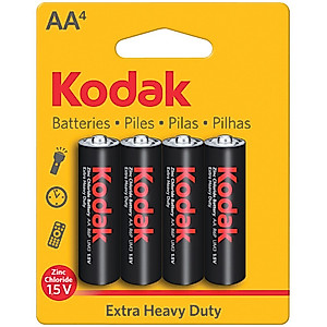 KDKPKAAHZ4 - KODAK KAAHZ-4 30452862 Extra Heavy-Duty Carbon Zinc Batteries (AA; 4 pk)