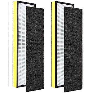 2-Pack FLT4825 True HEPA Air Purifier Filter B Replacement Compatible with GermGuardian AC4300BPTCA, AC4900CA, AC4825, AC4825DLX, AC4850PT, CDAP4500BCA, CDAP4500WCA PureGuardian AP2200CA
