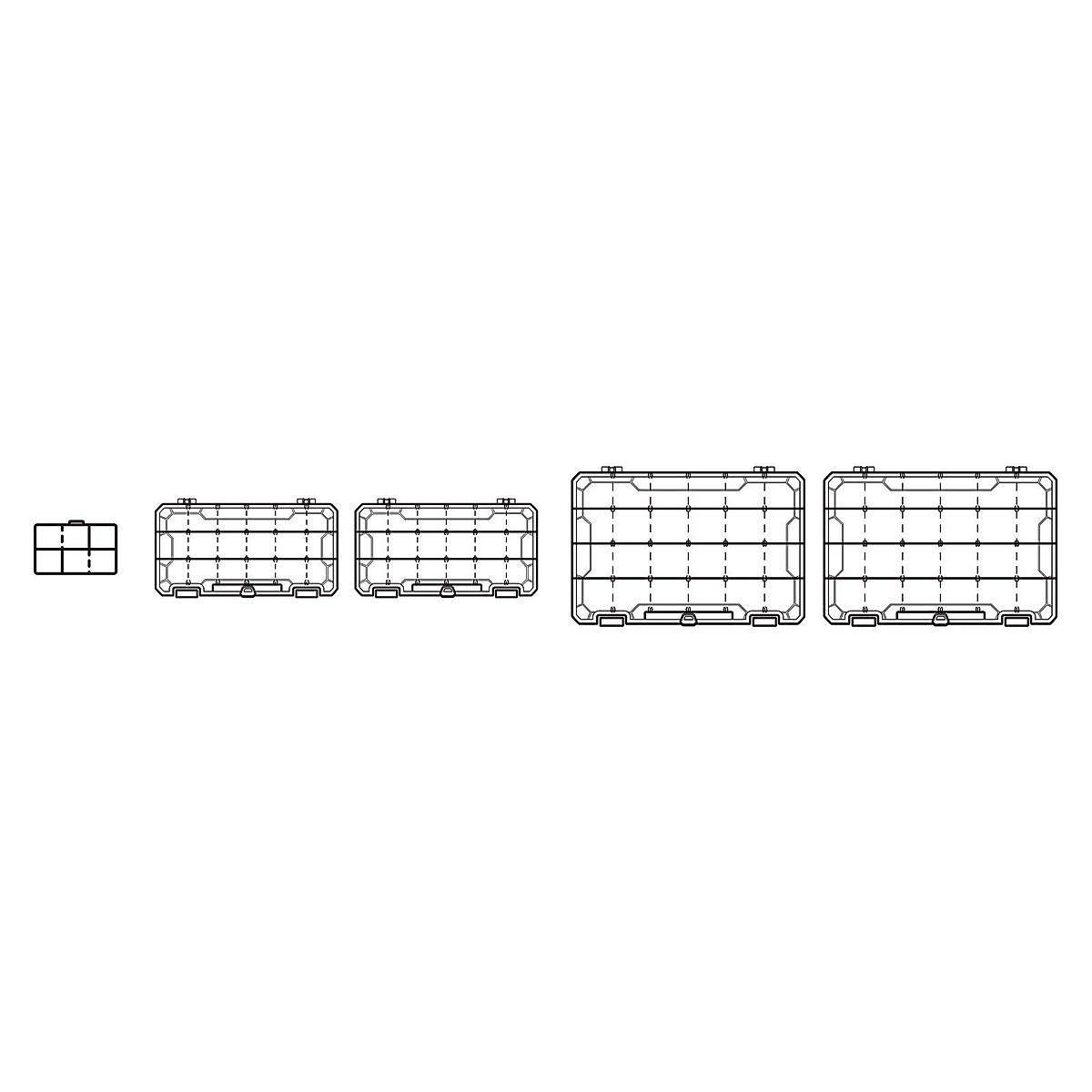 Flambeau Outdoors T4P Pro Multiloader Tackle Box - Portable Fishing Lure Organizer Station With Zerust Anti-RustTechnology, Includes 5 Removable Tuff Tainer Tackle Boxes, White/Orange