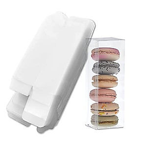 Juvale Clear Candy Gift Box, Transparent Boxes for Party Favors (2 x 2 x 6 In, 50 Pack)
