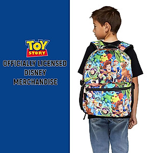 Disney Toy Story Backpack For Kids | Woody, Buzz Lightyear Bookbag For Toddlers, Boys, Girls | Officially Licensed Pixar Backpacks For Toys