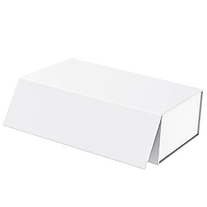 MOZRRO Gift Box with Lids, 9.85 x 5.95 x 3.15 In Magnetic Closure Collapsible Gift Boxes for Gift Packaging, Gift Box for Christmas,Mothers Day,Fathers Day,Graduations,Weddings,Birthdays Gifts