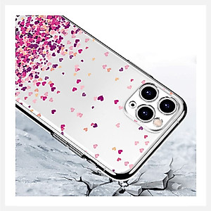 Cover for Gigaset GX290 Plus (6.10") Case IJTYHF Soft Silicone Case Bumper Shell +Tempered Glass 9H Screen Protector Protective Film, Transparent Protective TPU Cases -A lot of Love