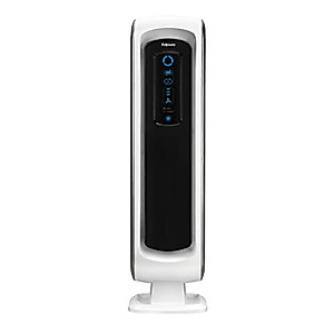 Fellowes AeraMax 100 Air Purifier for Mold, Odors, Dust, Smoke, Allergens and Germs with True HEPA Filter and 4-Stage Purification - 9320301, White, Small