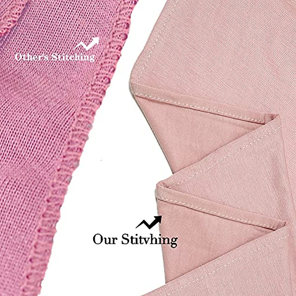 Hophor Soft Stretch Head Wrap Scarfs Long Muslim Hijab Jersey Scarf Shawls and Wraps (Pink)