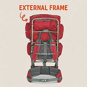 Kelty Trekker 65 Backpack, Garnet Red