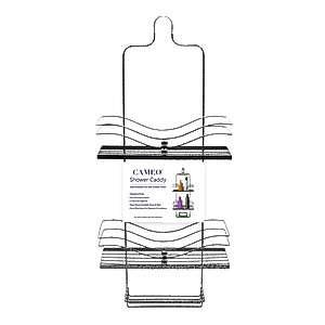 TRIO HOME Hanging Shower Caddy, Shower Caddy Over Showerhead No Blocking to Shower Head, Rustproof Shower Organizer, Shampoo Soap Holder, Bathroom Large Hanging Shower Caddy - Speckled Black