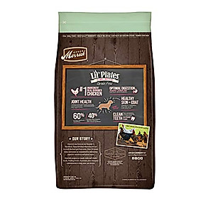 Merrick Lil' Plates Small Breed Dog Food, Grain Free Senior Real Chicken and Sweet Potato Recipe, Small Dog Food - 4 lb. Bag