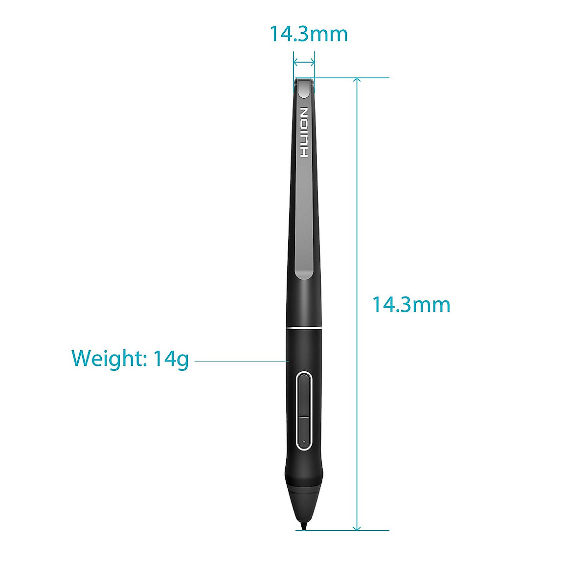 HUION PW507 Battery-Free Stylus for Huion Kamvas PRO 12, Kamvas PRO 13,Kamvas Pro 16, Kamvas 16 and Kamvas 20 Graphics Drawing Monitor