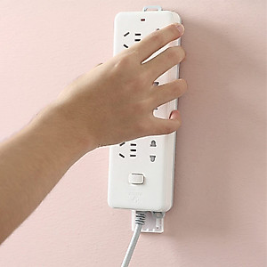 4/8Pcs Self-Adhesive Desktop Socket Fixer 2023 Adhesive Punch Free Socket Holder,Desktop Mountable Plug-in Socket Fixer Bracket Stand (8pcs-01)