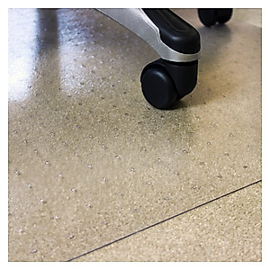 Marvelux Enhanced Polymer Eco-Friendly Office Chair Mat for Low and Standard Pile Carpeted Floors 48" x 60" | Rectangular Carpet Protector, Transparent | Multiple Sizes