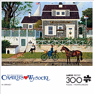 Buffalo Games - Charles Wysocki - in Spring - 300 Large Piece Jigsaw Puzzle
