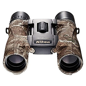 Nikon ACULON A30 10x25 TrueTimber KANATI Camo Binocular | Dual Hinge Design, Fully Multi-Coated Lightweight Binocular, Smooth Central Focus Knob, Limited Official Nikon USA Model