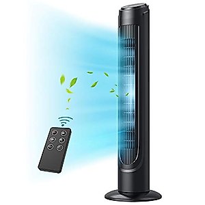 Dreo Tower Fan for bedroom, 90° Oscillating Fans with remote, 3 Modes 4Speeds, 12H Timer, Space-Saving, LED Display with Touch Control, 40 Inch Quiet Bladeless Floor Fan for Home Office, Cruiser Pro