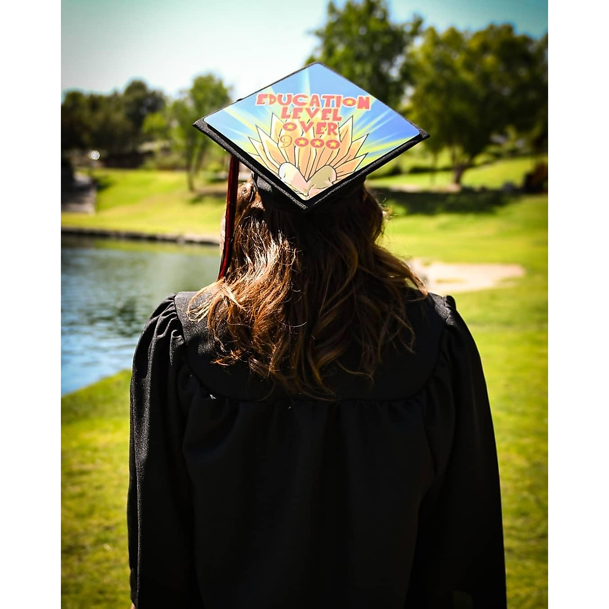 Tassel Toppers - Over 9000 Grad Cap Topper, Grad Cap Decorations and Graduation Accessories