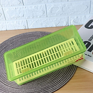 Cabilock Box Utensil Organizer Cutlery Tray Silverware Tray Camping Storage Containers Spoons Silverware Flatware Organizer Drawer Flatware Tray Utensil Storage Container Tableware Drainer