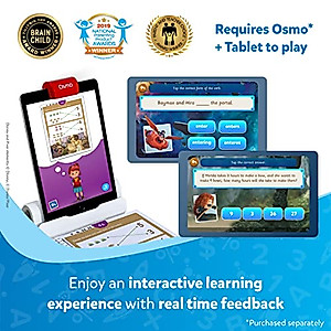 BYJU'S Magic Workbooks: Disney Pre-K Math, Language & Reading - Ages 3-5 - Includes Disney & Pixar Characters - for Boys & Girls - Works with iPad & Fire Tables (Osmo Base Required)