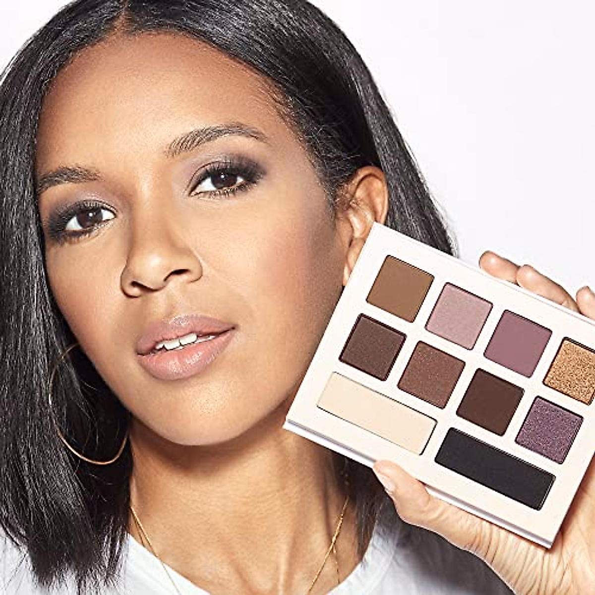 Honest Beauty Get It Together Eyeshadow Palette with 10 Pigment-Rich Shades | Dermatologist Tested + Cruelty Free | 0.67 oz.