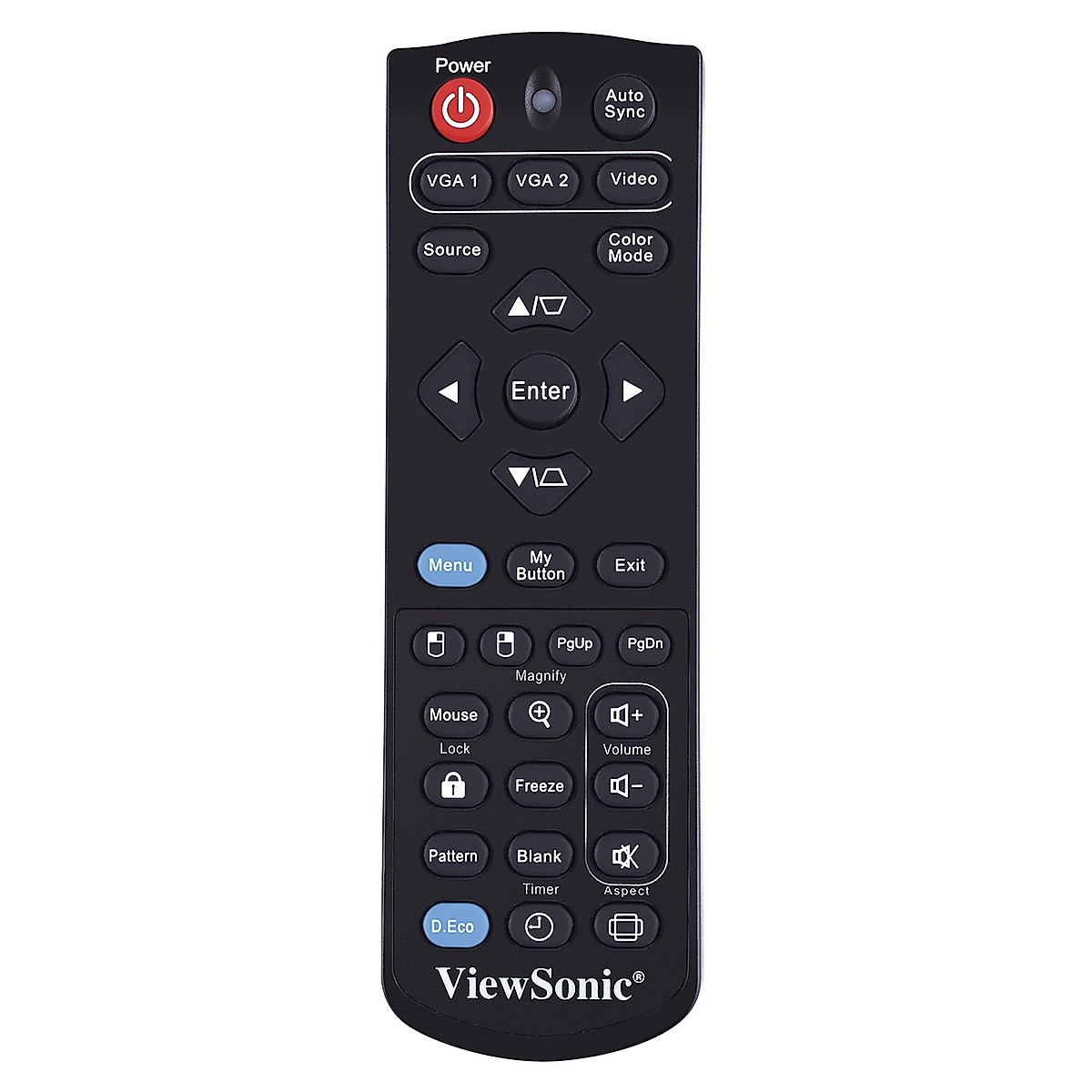 ViewSonic PJD6345 XGA 1024x768 DLP Projector with LAN Control, Wired and Wireless LAN Display (Black)