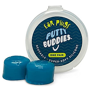 PUTTY BUDDIES Original Swimming Earplugs 3-Pair Pack (Purple/Teal/Magenta)