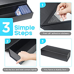 Trading Card Storage Box, Top loader Storage Box, Trading Card Holder Topload Hobby Box for 800 Count Cards - 1 PACK