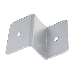 FarBoat 4Pcs Alumunim Z Brackets Solar Panels Mounting for Boat Roof Wall Off Grid Roof Installation with Screws Bolts (50mm/2inch Length)