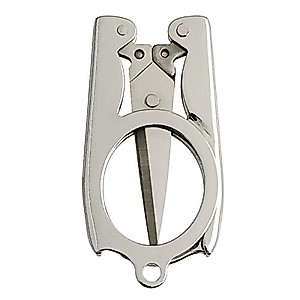 2Pcs Mini Scissors,Foldable Scissors Stainless,Travel Scissors for Can Hang on Your Key Chain,for Craft, Camping, Outdoors