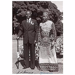 PRESIDENT of ZIMBABWE Canaan Banana autograph, signed photo