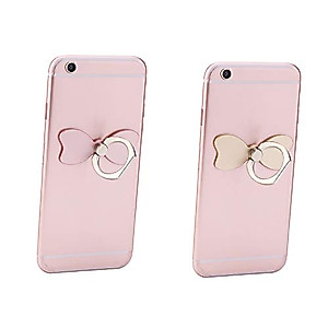 Worform Phone Ring Finger Holder, Cell Phone Ring Grip Stand, 360 Degree Rotation Finger Grip Kickstand