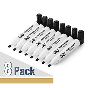 Mr. Pen- Black Permanent Markers, 8 Pack, Chisel Tip Permanent Marker, Markers, Black Markers, Thick Black Markers, Permanent Marker Chisel, Chisel Tip Black Marker, Chisel Tip Black, Chisel Tip