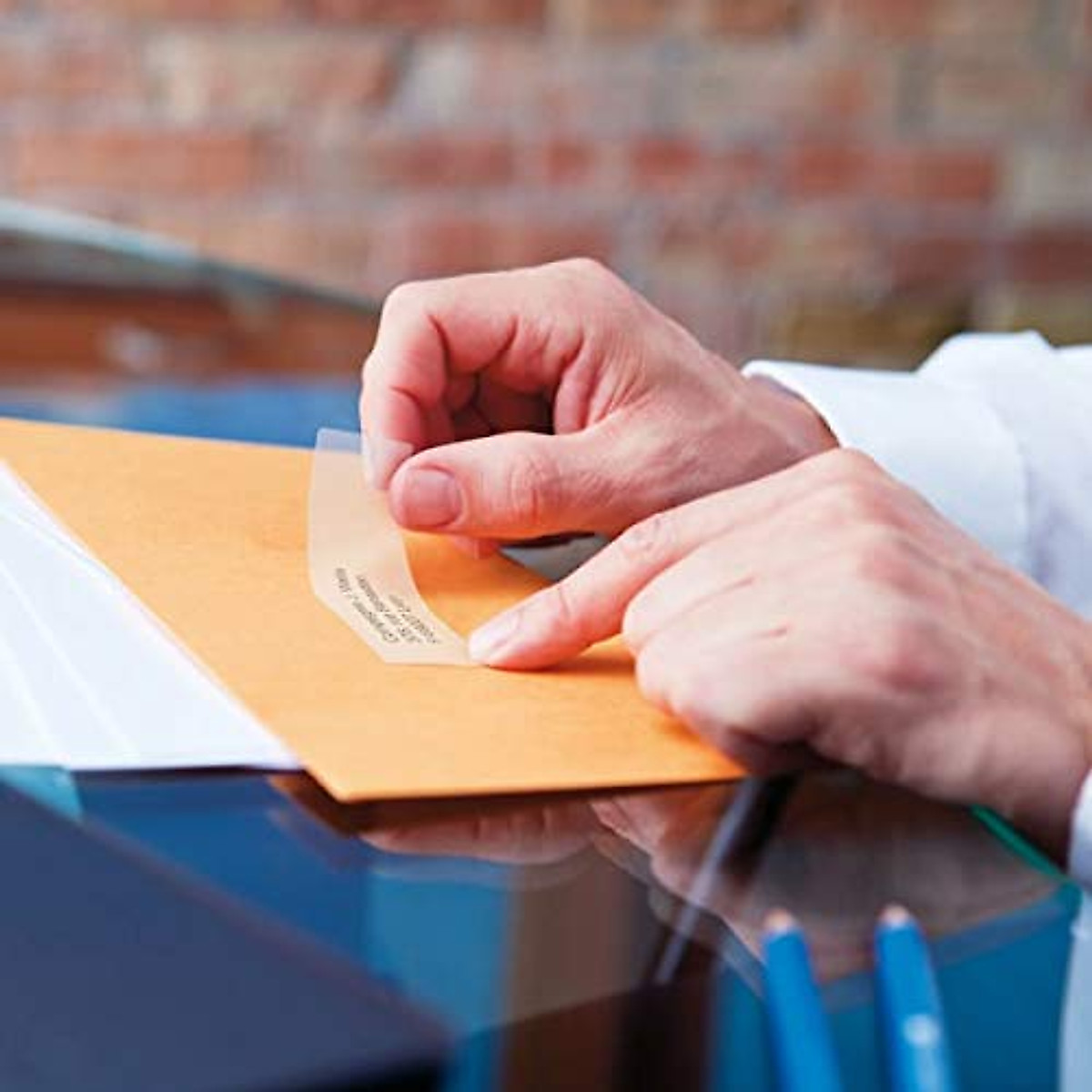 Dymo 30254 Lw Address Labels, 1-1/8 X 3-1/2, Clear, 130 Labels/Roll, 1 Roll/Bx