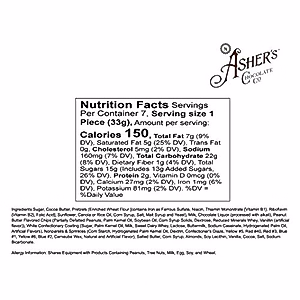 Asher's Chocolates, Chocolate Covered Pretzels Gift Basket, Holiday Assortment of Candy, Small Batches of Kosher Chocolate, Family Owned Since 1892 (8 oz, Milk & Dark)