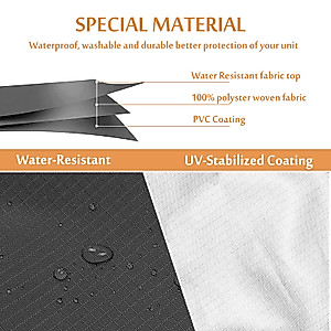 Foozet Central Air Conditioner Covers for Outside Units 26x26x32