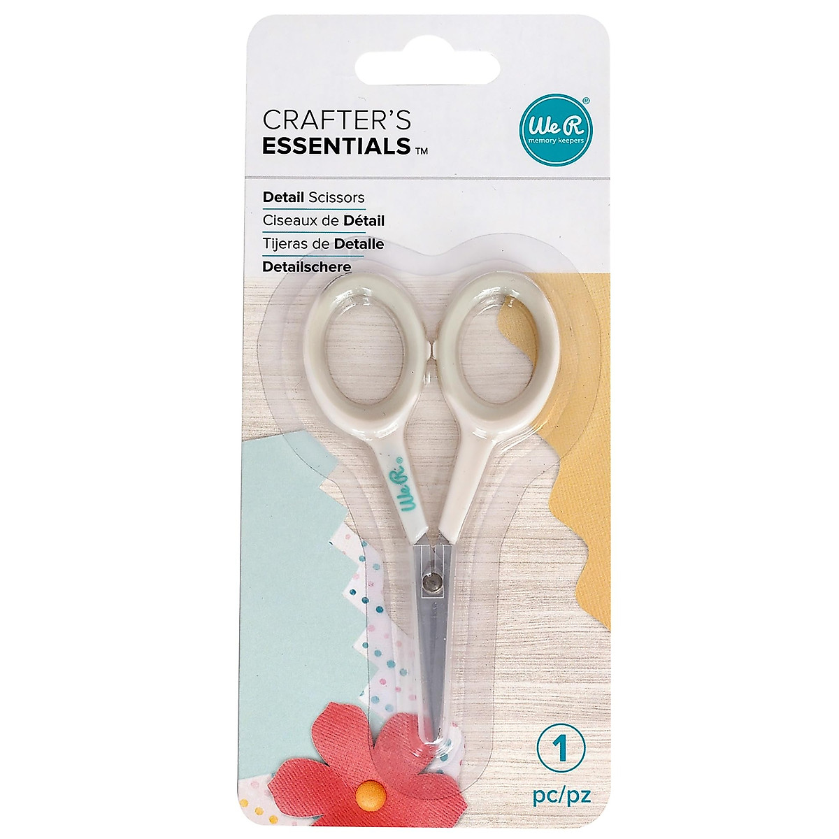 We R Memory Keepers 0633356602439 Basic Tools-Detail Scissors, Multicolor