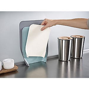 Joseph Joseph Nest Chop Set of Nesting Plastic Cutting Boards 13.25-inch x 10-inch Chopping Board Kitchen Prep Mat with Curved Edges 3-piece.