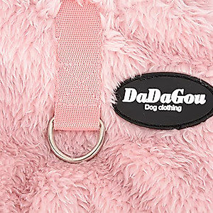 Zunea Winter Dog Pajamas for Small Dogs Warm Fleece Puppy Clothes Pyjamas Fuzzy 4-Legged Pjs Jumpsuit Soft Cozy Plush Pullover Overall Outfit Pet Girl Boy Apparel for Chihuahua Yorkie Pink S