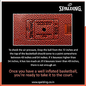 Spalding Basketball TF-250 Professional Basketball Spalding Basketball || Basketball with Pump || Basketball Combo || Basketball Size 6-7 Basketball for Men Full Size (7 Without Pump)