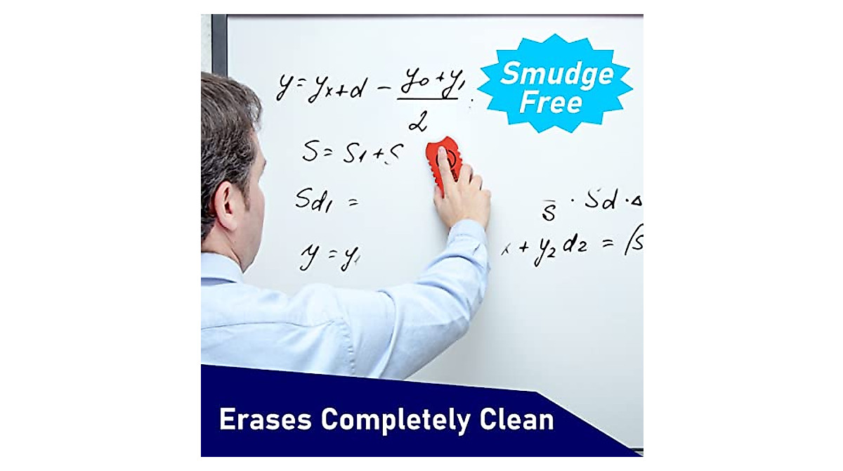 Magnetic Dry Erase Erasers 2 Pack – Effortless Whiteboard Cleaning