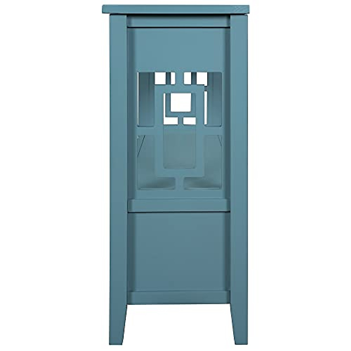 XD Designs Modern Console Table Wood Sofa Table with 4 Drawers and 1 Shelves Sideboard Buffet Table Narrow Accent Table Furniture Light Blue 31.5inchinch H x 36.02inchinch W x 13inchinch D