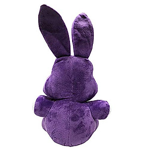 Foxy FNAF Nights Plush Toys - Bonnie Plush Stuffed Animal Rabbit Plush Toy for Children, Boys & Girls Gift, Purple, 10 Inches