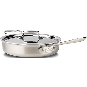 All-Clad Saute Pan, 3-Quart, Silver