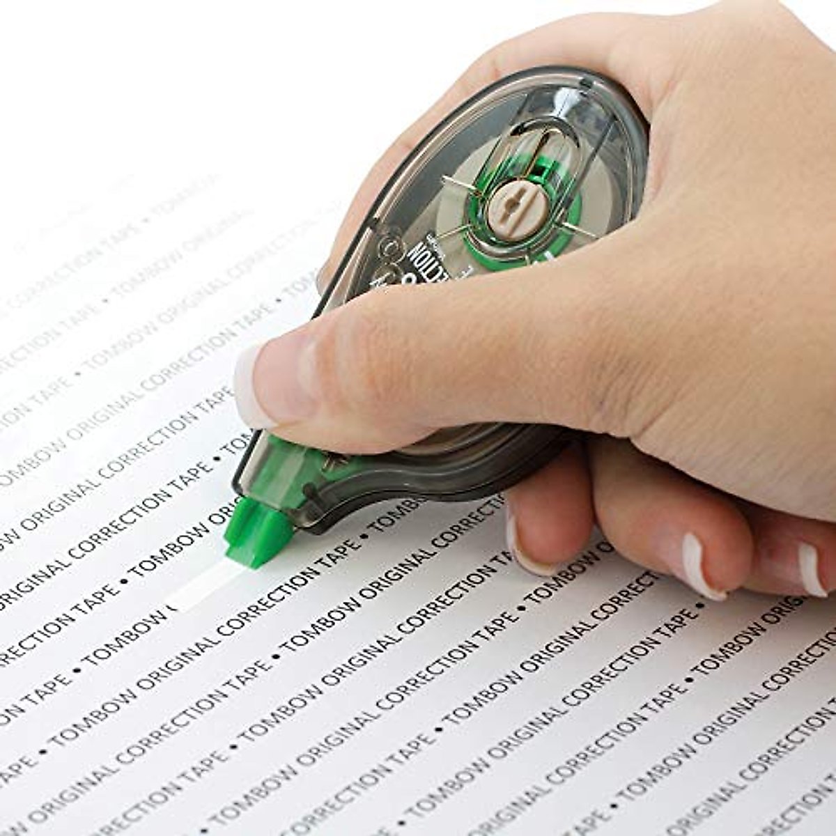 Tombow 68626 MONO Original Correction Tape, 4-Pack. Easy to Use Applicator for Instant Corrections