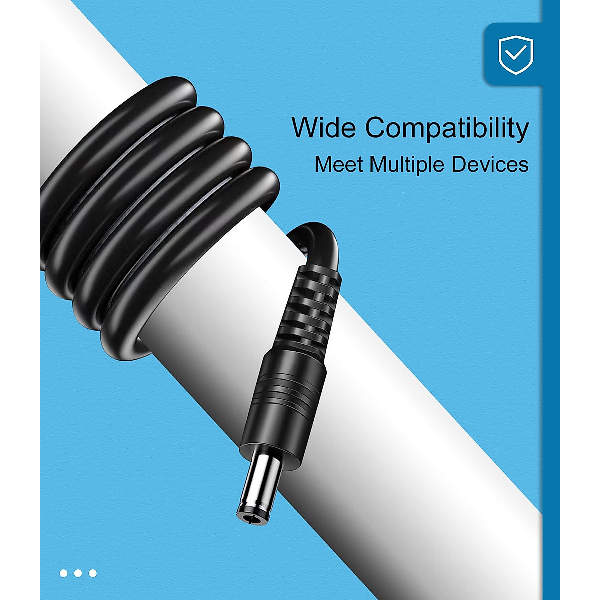 WindSwallow AC Adapter fit for X-Rocker Pro Gaming Chair Power Supply Cord H3 51231 51056 51092 51259 51396 51498 5142101 5172601 V Rocker 5130301 SE Series Video Audio Game System 6FT Long