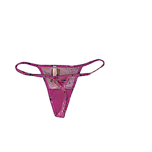 Victoria's Secret Pink Cotton V-String Panty/Underwear Multicolor New (US, Alpha, Large, Regular, Regular, Multicolor/Pink)