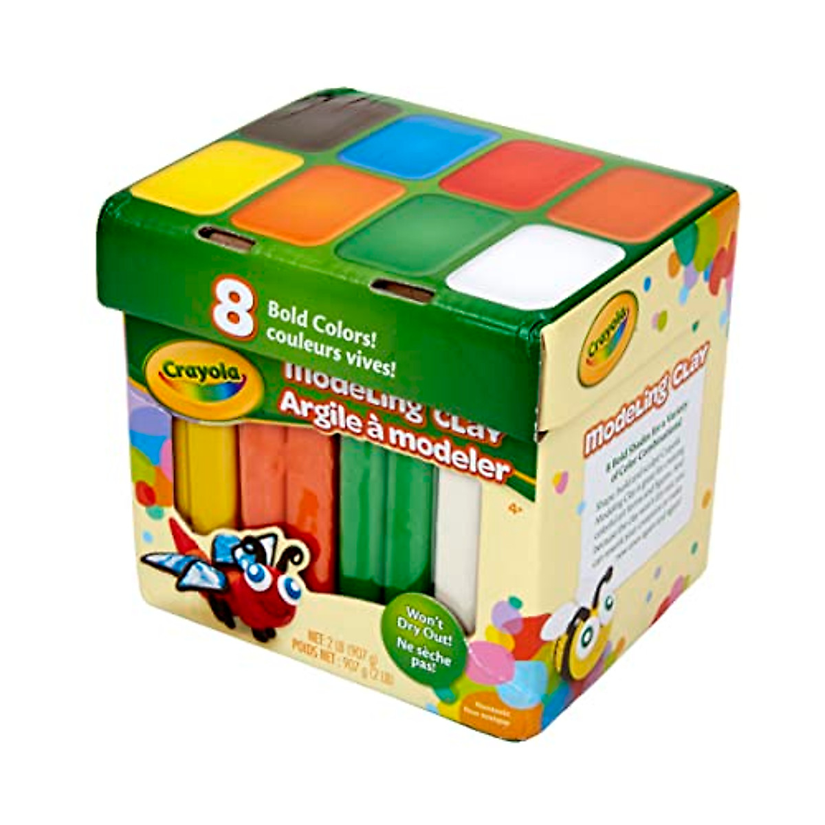 Crayola Modeling Clay in Bold Colors, 2lbs, Gift for Kids, Ages 4 & Up