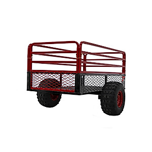 YUTRAX® HC1750 Trailer, Heavy-Duty Trailer, 1750 lb. Load Capacity, Heavy-Duty Steel Construction, Haul 28 Cub Feet, Minimal Assembly, Large Flotation Tires